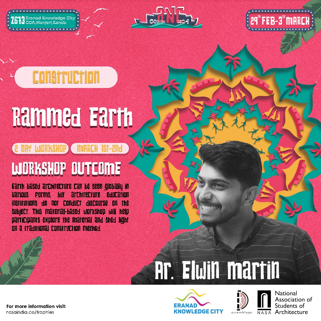 Rammed Earth Construction by Ar. Elwin Martin